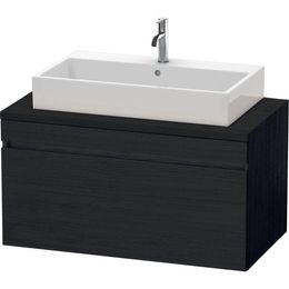 Duravit DuraStyle Waschtisch-Unterschrank DS531401616 100 x 54,8 cm, Eiche schwarz, f&uuml;r Konsole, 1 Auszug