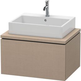 Duravit L-Cube Waschtisch-Unterschrank LC581107575 72 x 54,7 cm, leinen, f&uuml;r Konsole, 1Auszug