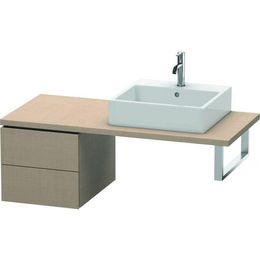 Duravit L-Cube Unterschrank LC583607575 42 x 54,7 cm, leinen, f&uuml;r Konsole, 2 Schubk&auml;sten