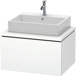 Duravit L-Cube Waschtisch-Unterschrank LC581101818 72 x 54,7 cm, wei&szlig; matt, f&uuml;r Konsole, 1Auszug