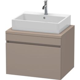 Duravit DuraStyle Waschtisch-Unterschrank DS531104343 70 x 54,8 cm, basalt matt, f&uuml;r Konsole, 1 Auszug
