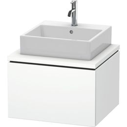 Duravit L-Cube Waschtisch-Unterschrank LC581001818 62 x 54,7 cm, wei&szlig; matt, f&uuml;r Konsole, 1Auszug