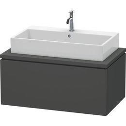 Duravit L-Cube Waschtisch-Unterschrank LC581304949 92 x 54,7 cm, graphit matt, f&uuml;r Konsole, 1Auszug