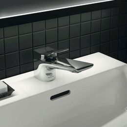 Ideal Standard Conca Waschtischarmatur BC753AA mit Ablaufgarnitur, Ausladung 132mm, verchromt