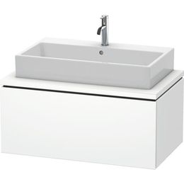 Duravit L-Cube Waschtisch-Unterschrank LC581301818 92 x 54,7 cm, wei&szlig; matt, f&uuml;r Konsole, 1Auszug