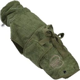 TAKE CARE Bademantel f&uuml;r Hunde M 44 cm