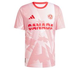 adidas Performance Funktionsshirt 'Canada' Herren Gr&ouml;&szlig;e XL rot / wei&szlig;