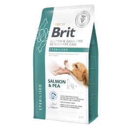 Brit Vet Care Dog Sterilised Hunde-Trockenfutter ohne Getreide 2 kg