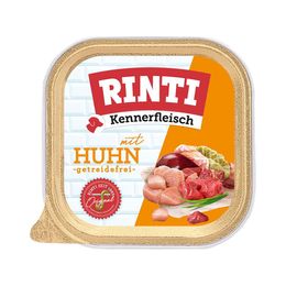 Rinti Kennerfleisch mit Huhn Hunde-Nassfutter getreidefrei 9x300g