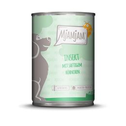 MjAMjAM Insekt mit saftigem H&uuml;hnchen Hunde-Nassfutter getreidefrei 6x400g