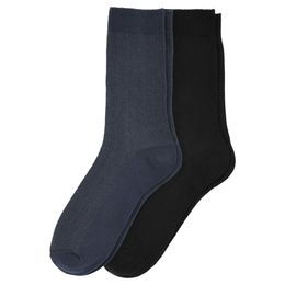 VanVaan 2 Paar Herren Socken mit Muster