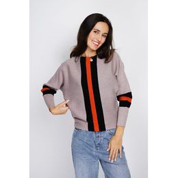 ASSUILI Kaschmir-Pullover in Hellbraun - 79% | Gr&ouml;&szlig;e 36 | Damen-pullover-cardigans