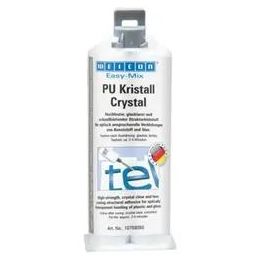WEICON Easy-Mix PU Kristall | Polyurethan-Klebstoff, glasklar | 50 ml | glasklar