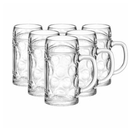 Van Well Bierkr&uuml;ge geeicht M&uuml;nchen 0,5 Liter 6er Set