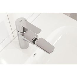 Grohe QuickFix Start Waschtischarmatur 24205003 chrom, M-Size, herausziehbarer Auslauf, Push-Open