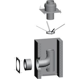 Wolf Cob Schachtbausatz 2651294 DN 160/160, ab 50 kW, raumluftunabh&auml;ngig