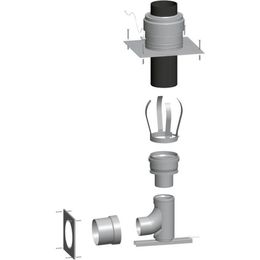 Wolf Schachtbausatz 2651829 DN 160, raumluftunabh&auml;ngig, f&uuml;r Kaskade