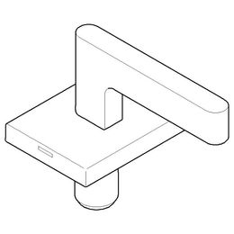 Dornbracht Griff f&uuml;r Waschtisch 90207005703-28 90207005703 60 x 47,5 x 40 mm messing ge