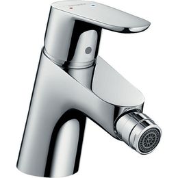 Hansgrohe Focus Bidet-Einhebelmischer 31922000 chrom, mit Push-Open Ablaufgarnitur