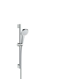 Hansgrohe Croma Select E Vario Brause Set 26582400 weiss chrom, 65 cm Brausestange Unica Croma