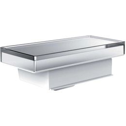Emco Liaison Glashalter f&uuml;r Reling 182100004 Glas satiniert, Einhandbedienung