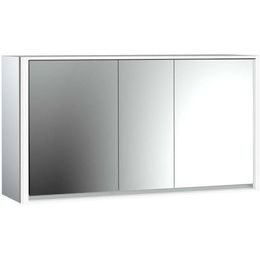 Emco Loft Aufputz-Lichtspiegelschrank 979805122 1600x733mm, LED, 3-t&uuml;rig, aluminium/Spiegel