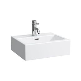 Laufen Living City Handwaschbecken 8154330001041 weiss, 45x38cm, mit Hahnloch und &Uuml;berlauf