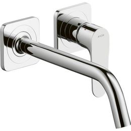 Hansgrohe Axor Citterio M Fertigmontageset 34116000 Unterputz-Waschtischarmatur, Ausladung 227mm, mit Rosetten, chrom