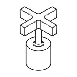 Hansgrohe Kreuzgriff 4-Loch Waschtischarmatur 39292000 Axor Citterio Standmodell chrom