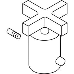 Hansgrohe Kreuzgriff Thermostat Axor Citterio 39393000 2-L. Armatur Wannenrand chrom