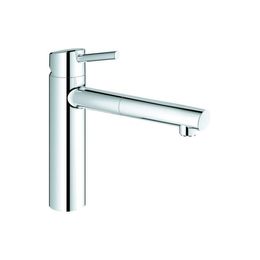 Grohe Concetto Sp&uuml;ltischarmatur 31214001 Niederdruck, ausziehbarer Auslauf, chrom