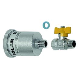 Vaillant auroTHERM plus Solar-Schnellentl&uuml;fter 302019 mit Absperrventil, 3/8" AG