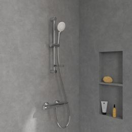 Villeroy & Boch Villeroy & Boch Universal Showers Brausegarnitur TVS10900400061 3 Strahlarten, Wandmontage, chrom
