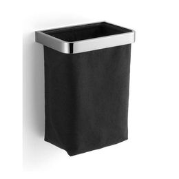 Giese G&auml;stehandtuchkorb 4050002 chrom, Stoffeinsatz schwarz