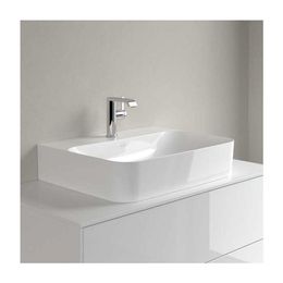 Villeroy & Boch Villeroy & Boch Finion Waschbecken 41686CR1 600 x 470 x 164 mm, Wei&szlig; Alpin CeramicPlus, mit verdecktem &Uuml;berlauf, Unterseite geschliffen
