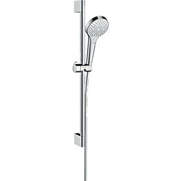 Hansgrohe Croma Select S Multi Brauseset 26561400 EcoSmart, weiss-chrom, 65 cm Brausestange