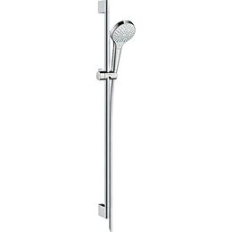 Hansgrohe Croma Select S Multi Brauseset 26571400 EcoSmart, weiss-chrom, 90 cm Brausestange