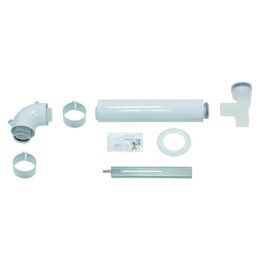 Vaillant Basis-Anschluss-Set 303920 &Oslash; 60/100 mm, konzentrisch, DN 80 im Schacht, PP