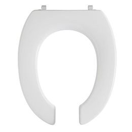 Pressalit Dania WC-Sitz 72000-UN3999 wei&szlig;, ohne Deckel, vorne offen, Univertikalscharnier UN3, Edelstahl, Standard