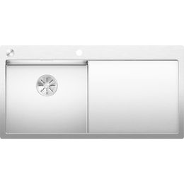 Blanco Claron 5 s-if Sp&uuml;le 521626 100x51cm, Edelstahl, links, PushControl Ablauffernbedienung