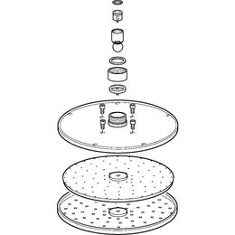 Hansa Brausekopf Viva d:200 mm komplett 59913747 chr