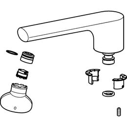 Hansa Auslauf schwenkbar komplett 59913986 59913986 Ausld. 115 mm chr