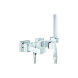 Grohe Eurocube Wannenarmatur 23141000 1/2", mit Brausegarnitur, Wandmontage, chrom