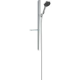 Hansgrohe Rainfinity 130 3jet Brauseset 27672000 Brausekopf 130mm, Brausestange 90cm, 9 l/min, chrom