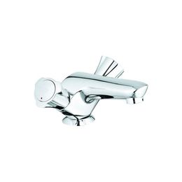 Grohe Costa 2 Griff Waschtischarmatur 21390001 chrom, Gussauslauf, mit Ablaufgarnitur