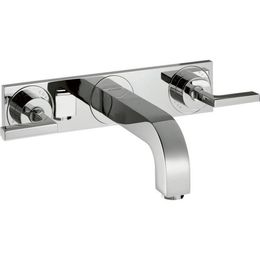 Hansgrohe Axor Citterio Fertigmontageset 39148000 Unterputz-3-Loch-Waschtischarmatur, mit Hebelgriffe, chrom