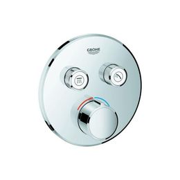Grohe Smartcontrol Brausearmatur 29145000 chrom, mit 2 Absperrventilen, runde Rosette