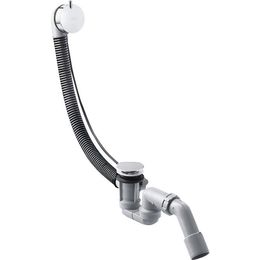 Hansgrohe Komplettset Flexaplus S 58150000 mit Ab- und &Uuml;berlaufgarnitur (Normalwannen), chrom
