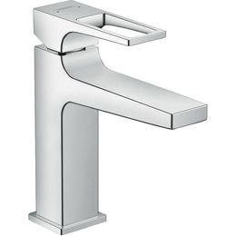 Hansgrohe Metropol 110 Waschtischarmatur 74506000 chrom, B&uuml;gelgriff, mit Zugstanden-Ablaufgarnitur