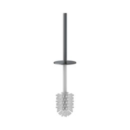 KEUCO Edition 400 WC-B&uuml;rste 11564134000 Schwarzchrom geb&uuml;rstet, mit Griff